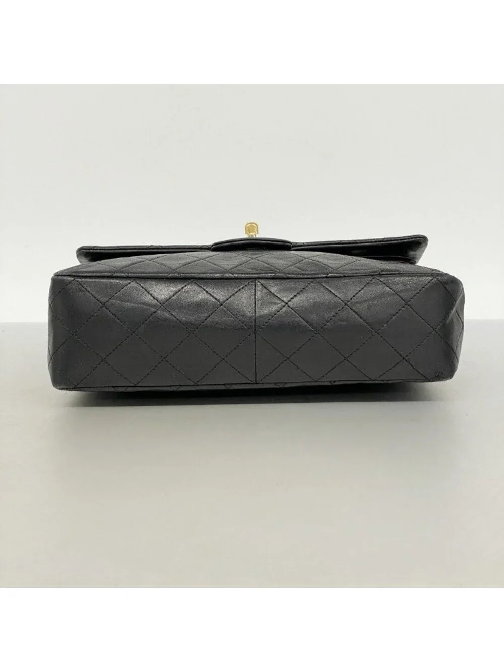 CHANEL | Bags | Chanel Shoulder Bag Quilted Lambskin Black Gold | Poshmark